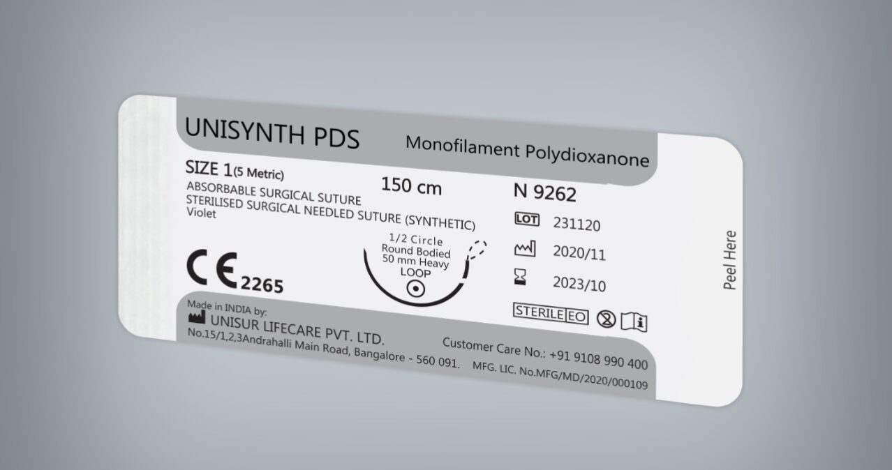 Polydioxanone Suture (PDS Suture) Manufacturer & Exporter in India